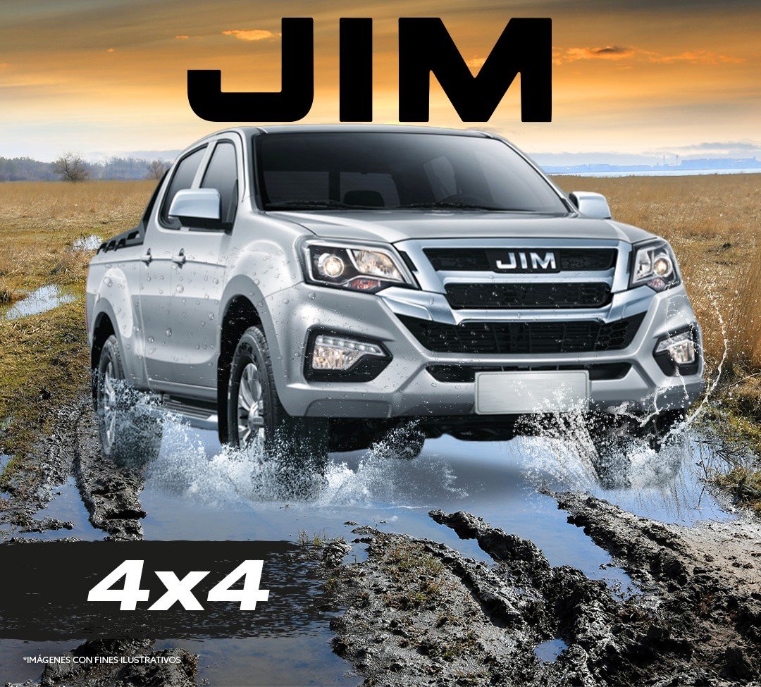 ¿Qué motor tiene el pick-up JIM?