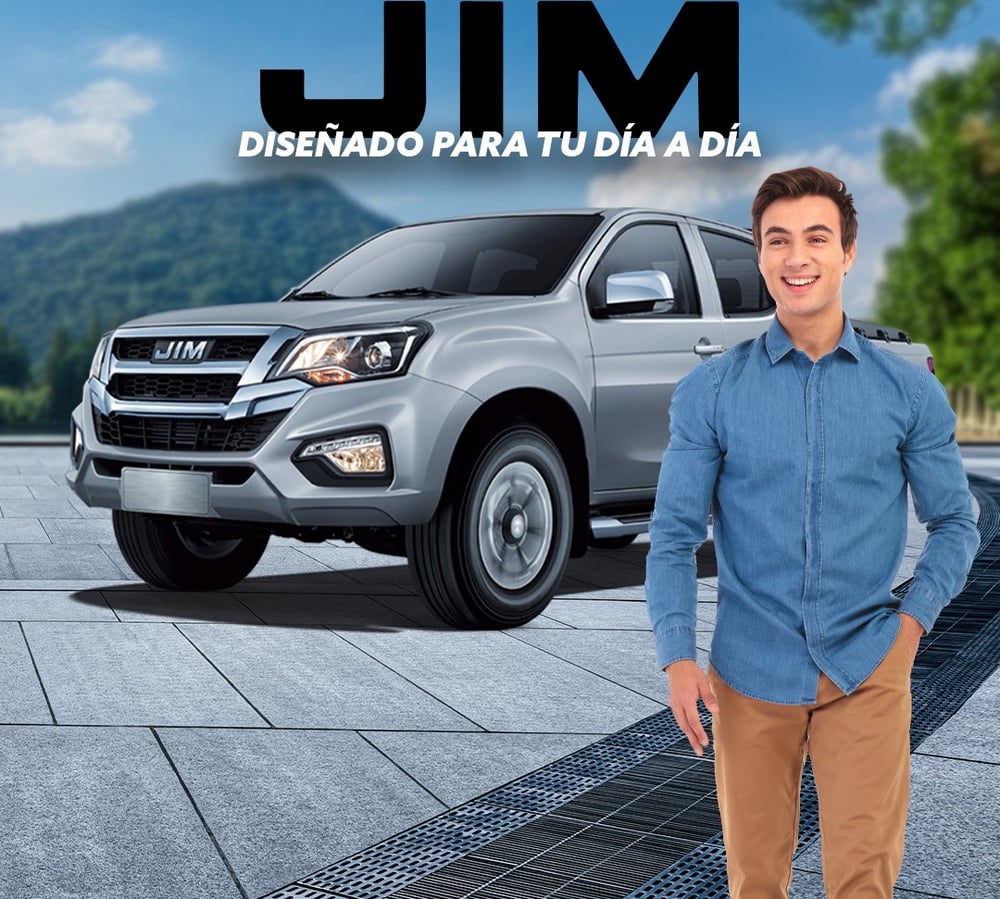 ¿Qué motor tiene el pick-up JIM?