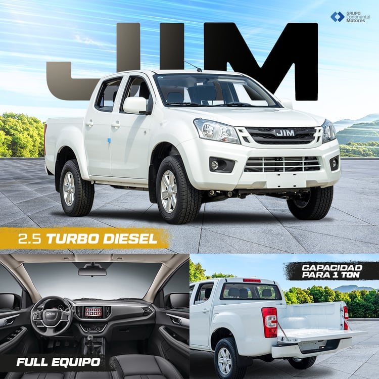 Conoce a JIM, el nuevo pick-up hecho para el trabajo duro